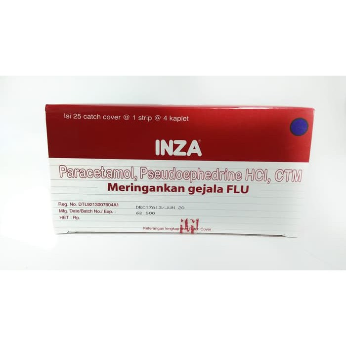 Jual INZA TABLET (isi 25 strip @ 4 tablet) | Shopee Indonesia