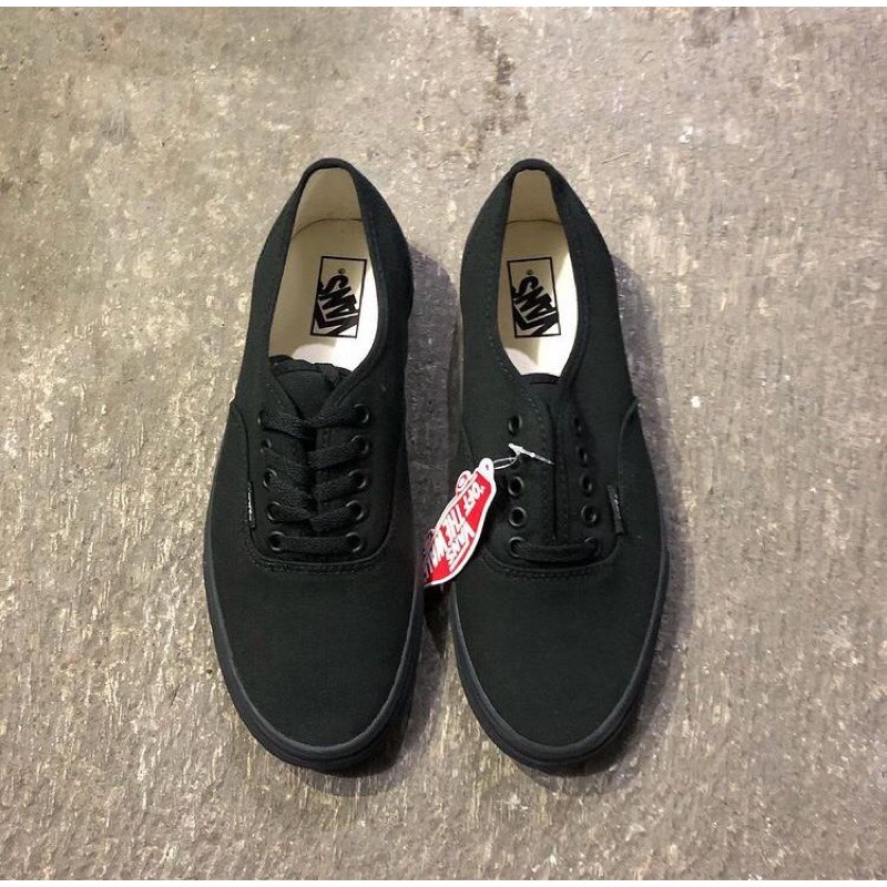 Jual Vans Authentic Full Black ( Global Market ) | Shopee Indonesia