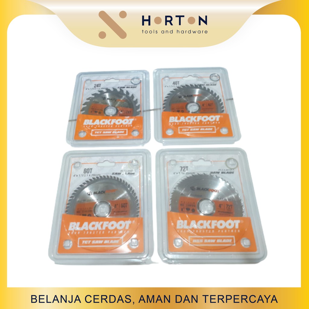 Jual Blackfoot Mata Gergaji 4 Tct Circular Saw Blade Gerinda Shopee