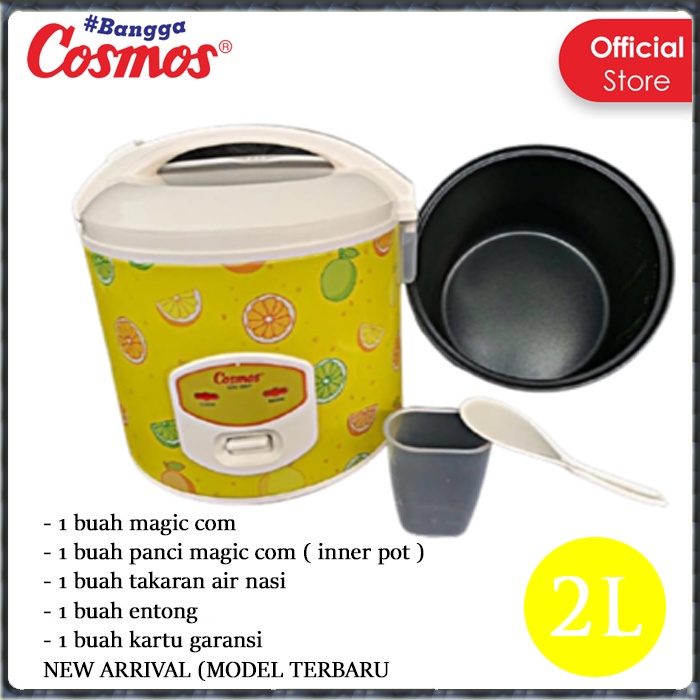 Jual COSMOS RICE COOKER COSMOS CRJ 3237 BESAR KAPASITAS 2 LITER MURAH ...