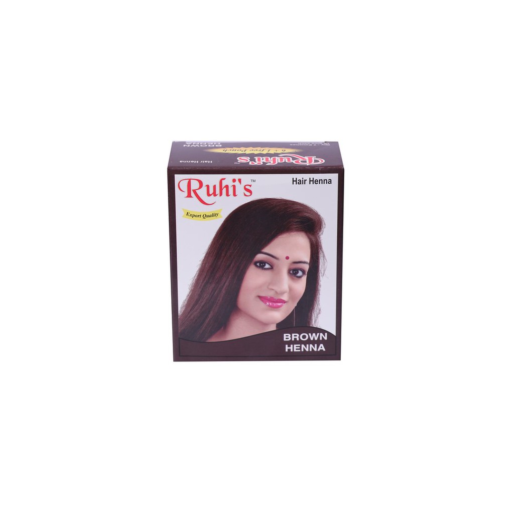 Jual Ruhi's Brown Hair Henna Semir Rambut Cat Rambut Pewarna Rambut ...