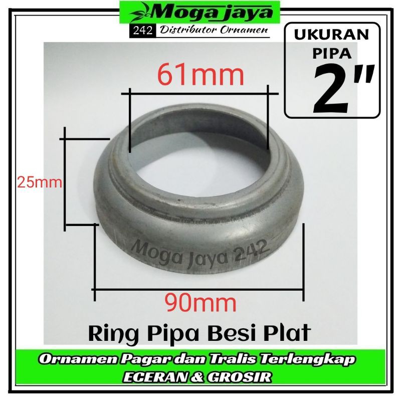 Jual ring pipa ornamen pagar besi tempa | Shopee Indonesia