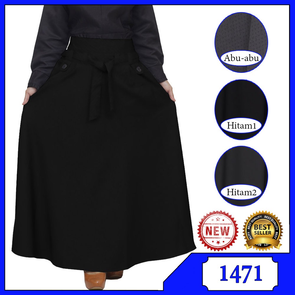 Jual Rok Panjang Wanita Ukuran Jumbo Bahan Tebal Model Lebar | Shopee ...