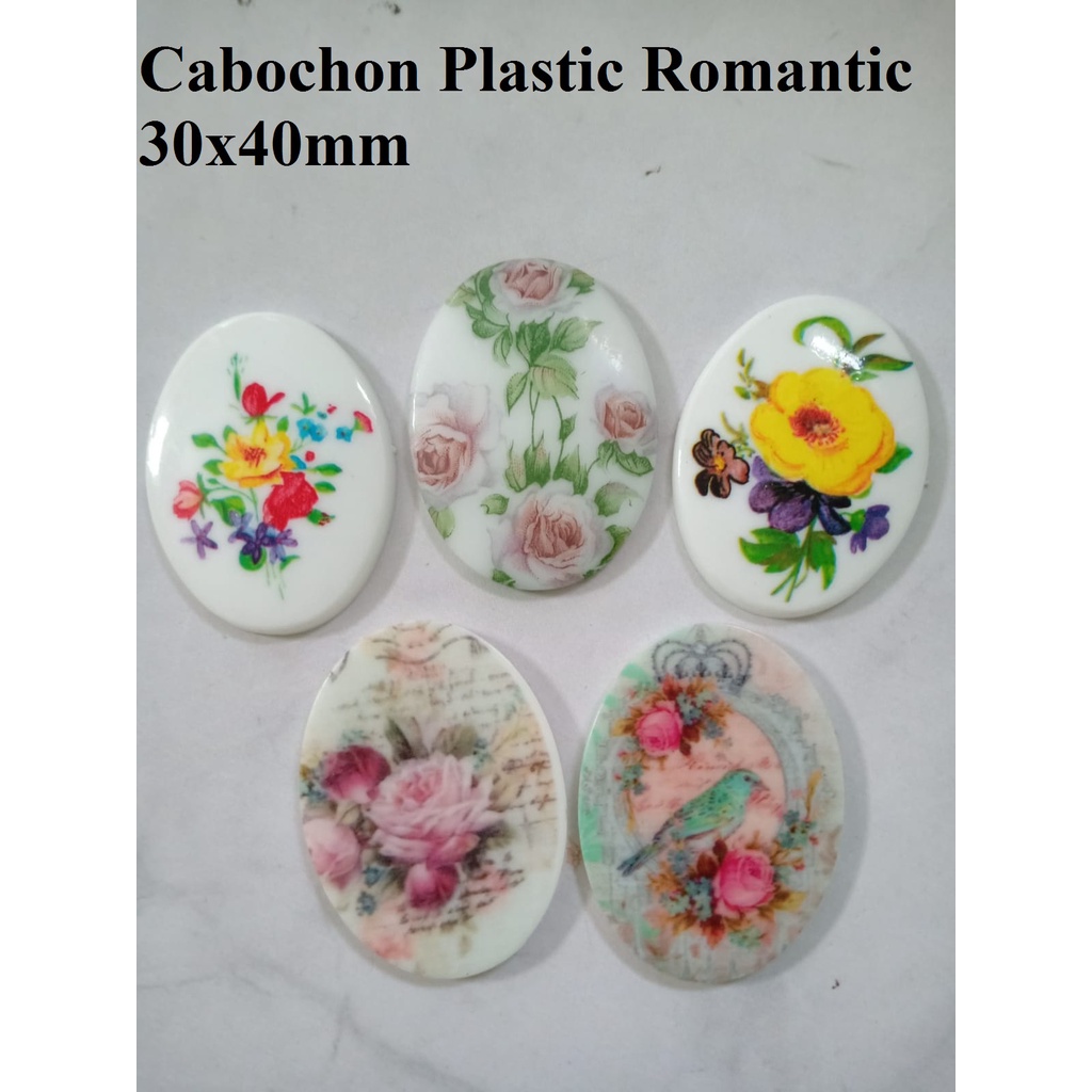Jual Cabochon Plastic Romantic Varian | Shopee Indonesia