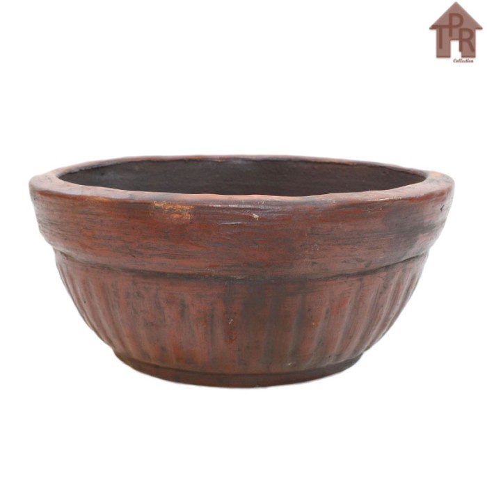 Jual Gerabah | Pot Bunga / Pot Oval - P23 | Shopee Indonesia