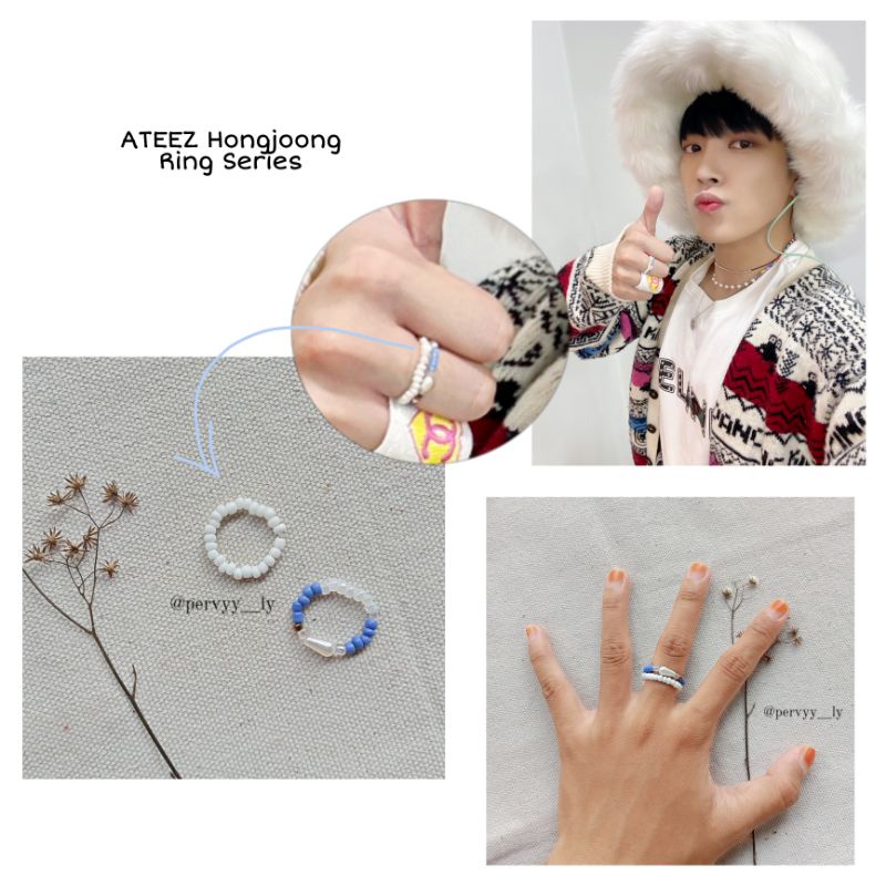 Jual ATEEZ Ring Series - Cincin Series ATEEZ Member - Cincin Kpop Style ...