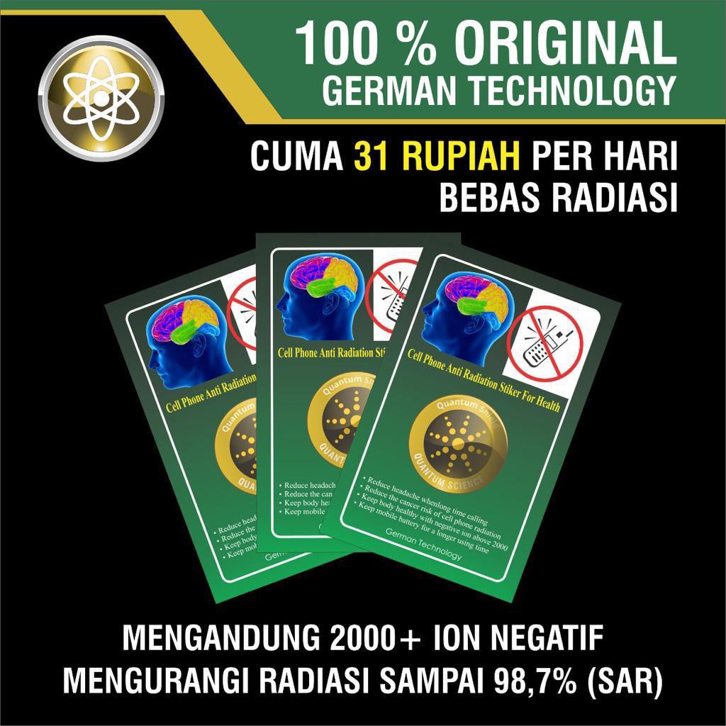 Jual Stiker Anti Radiasi HP dan Laptop Quantum Shield Nano Teknologi ...