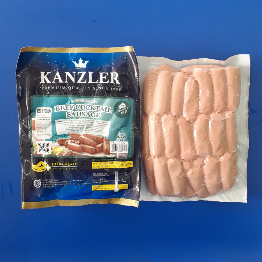 Jual Sosis Kanzler Beef Cocktail Sausage 500gr | Shopee Indonesia