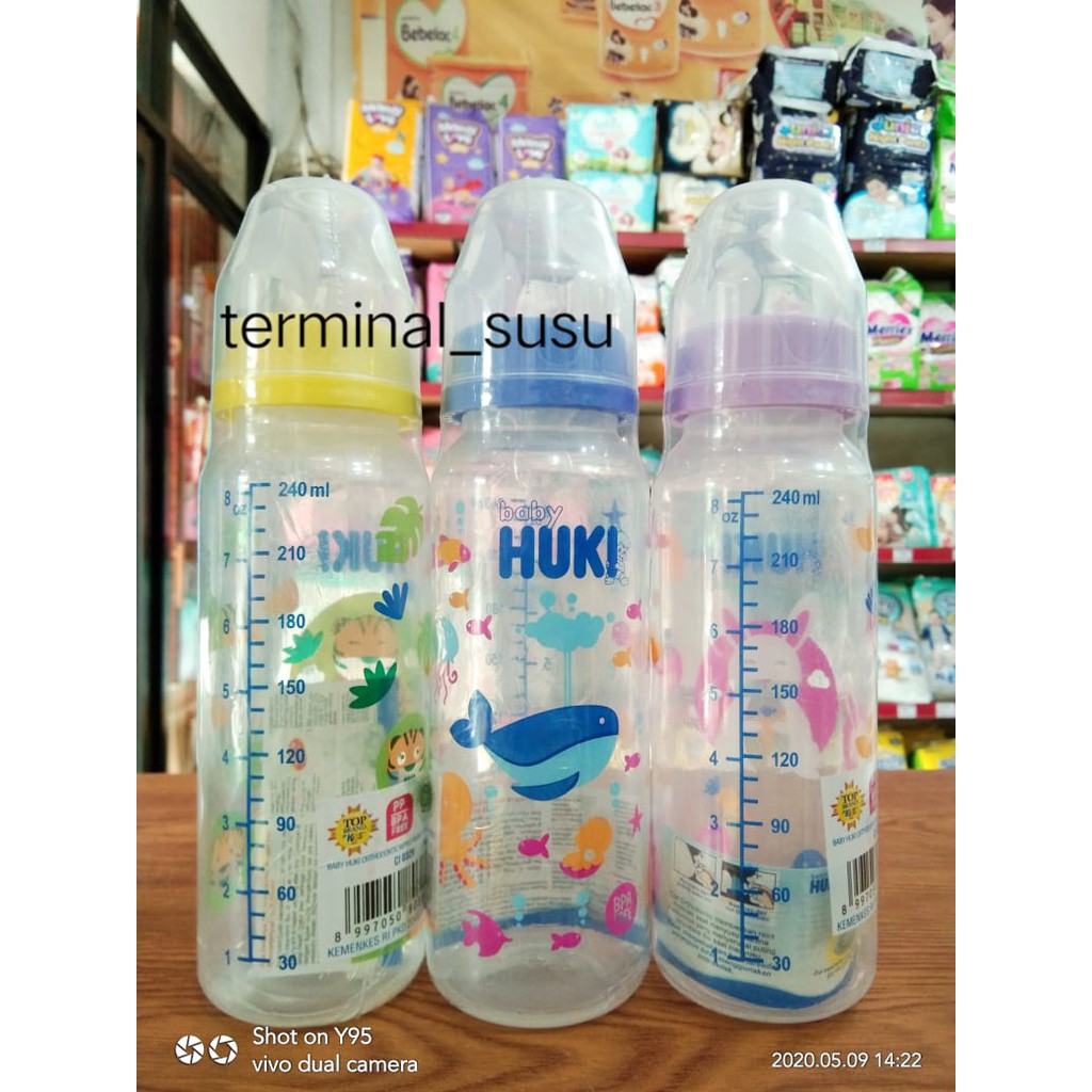 Jual Huki Botol Susu Bayi 240 mL | Shopee Indonesia