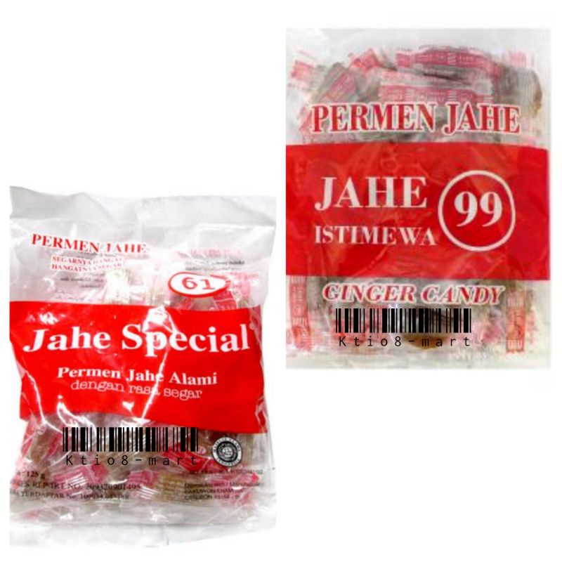 Jual Permen Jahe Special 61 125gr/ Jahe Istimewa 99/ Ginger Candy Alami ...
