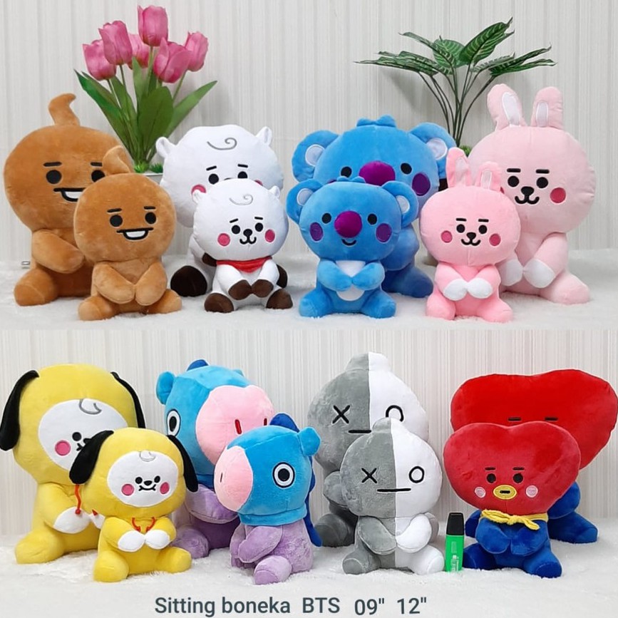 Jual Boneka Korea Karakter BT21 Lucu 22cm/boneka k pop korea | Shopee Indonesia