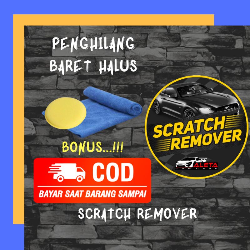 Jual Scratch Remover | Penghilang Baret Halus Lecet / Goresan Cat Body ...