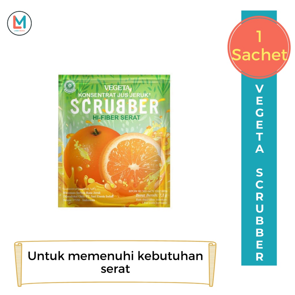 Jual Vegeta Scrubber Rasa Jeruk 1 Sachet 7 gram | Shopee Indonesia