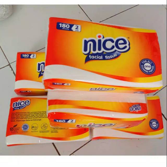 Jual Nice facial tissue 180s 2ply | Shopee Indonesia
