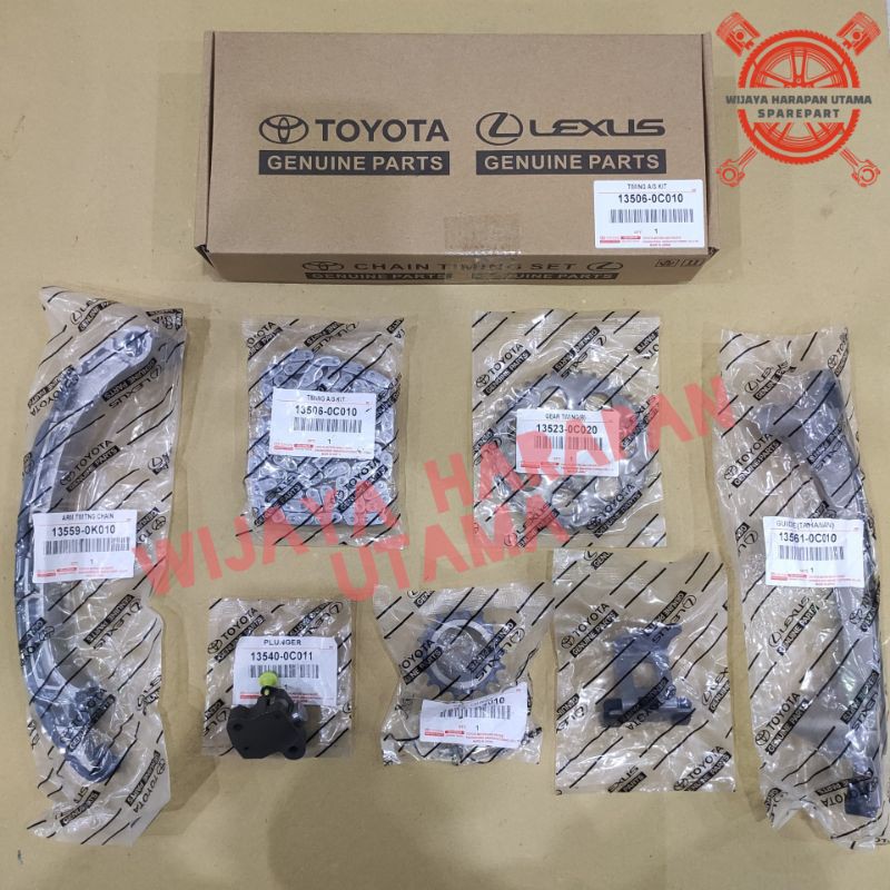 Jual Rantai Keteng Timing Chain Set Toyota Innova Fortuner Hilux 2005 ...
