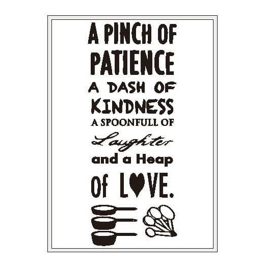 Jual Jual Poster Quotes A Pinch Of Patience A4 Dekorasi Dinding Rumah ...