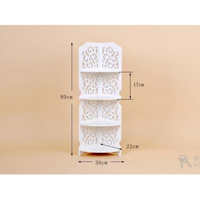 Jual Stand Corner Rack 4 Layer / Rak Sudut Berdiri 4 Tingkat | Shopee ...