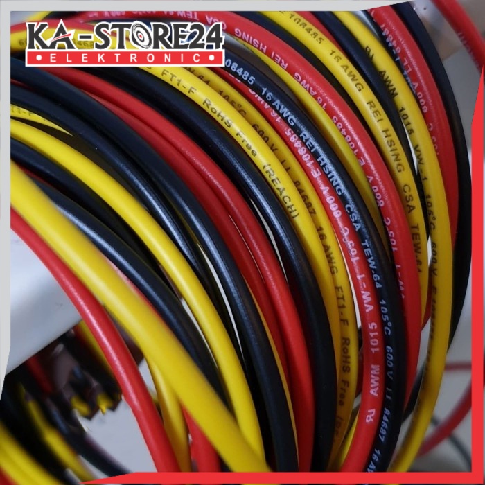 Jual Kabel Rakit AWG 16 1,3 mm Kabel Rakit Amplifier Kabel Rakitan ...