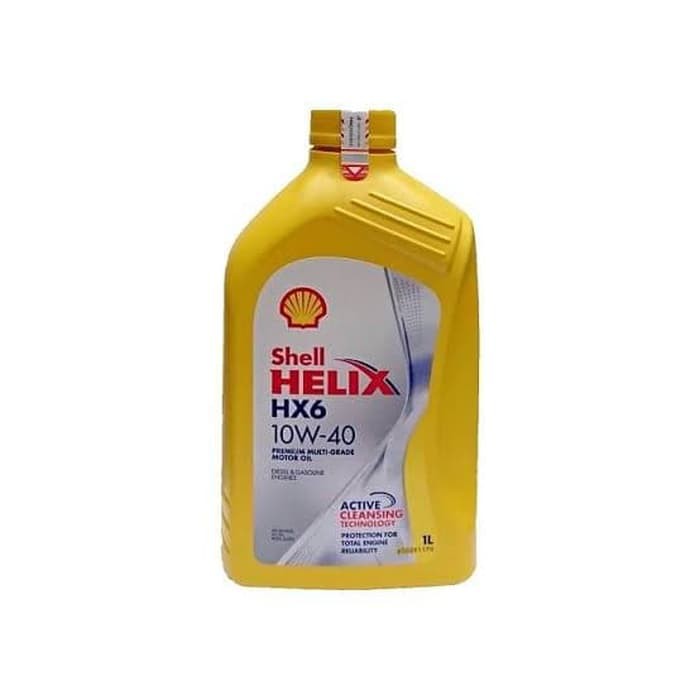 Jual Oli Mesin Bensin Shell HX6 10W40 1ltr Baru Toko Surabaya | Shopee ...