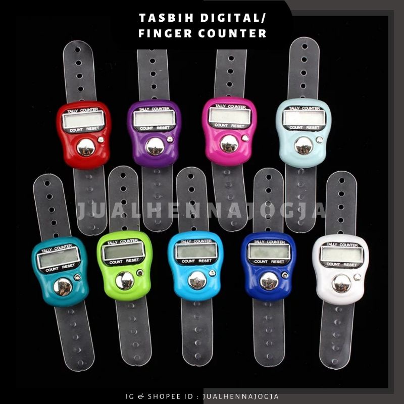 Jual TASBIH DIGITAL finger counter jari penghitung alat hitung tally ...