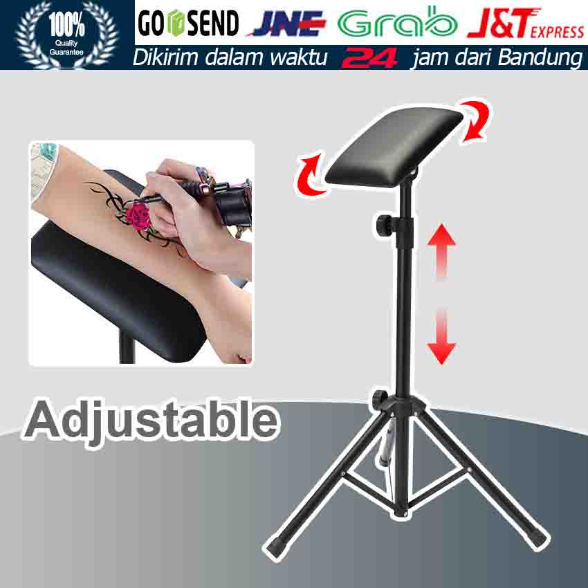 Jual Iron Tattoo Arm Leg Rest Stand Portable Fully Adjustable Chair For ...