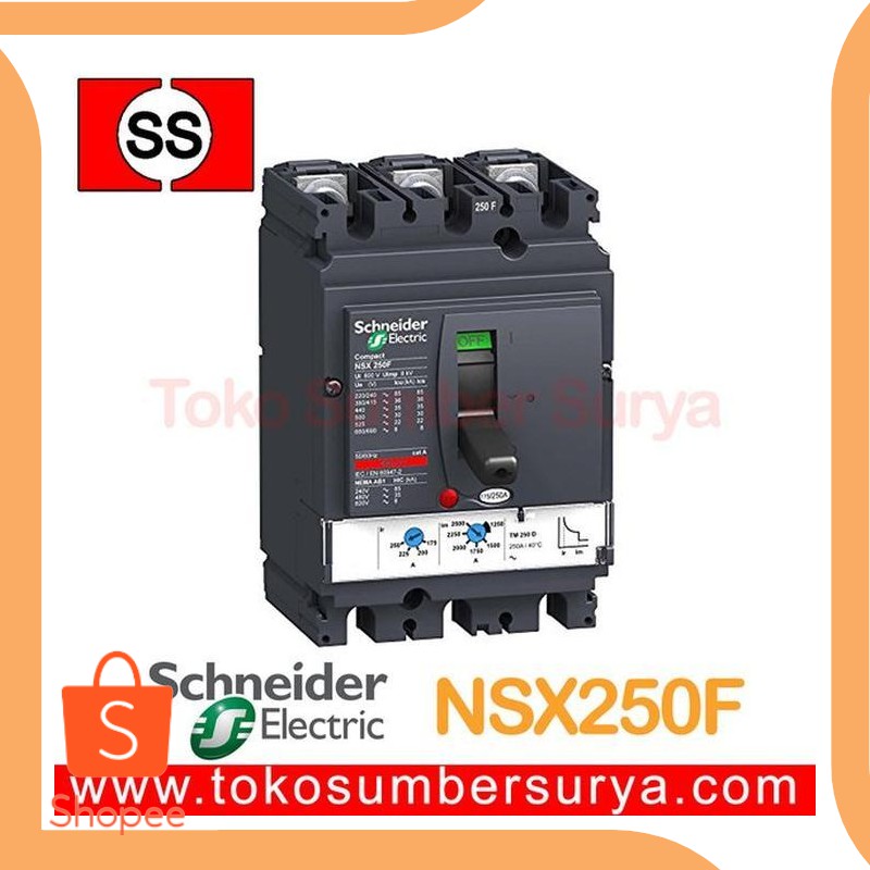 Jual Jual tools MCCB schneider NSX250F 3P 250A 20DEZ Murah | Shopee Indonesia