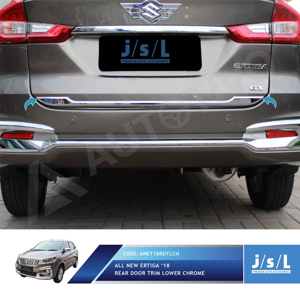 Jual Lis Pintu Belakang All New Ertiga 2018 Rear Door Trim Lower Chrome ...