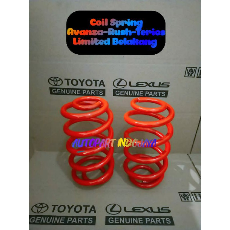 Jual COIL SPRING AVANZA-RUSH-TERIOS TRD BELAKANG ORIGINAL | Shopee ...