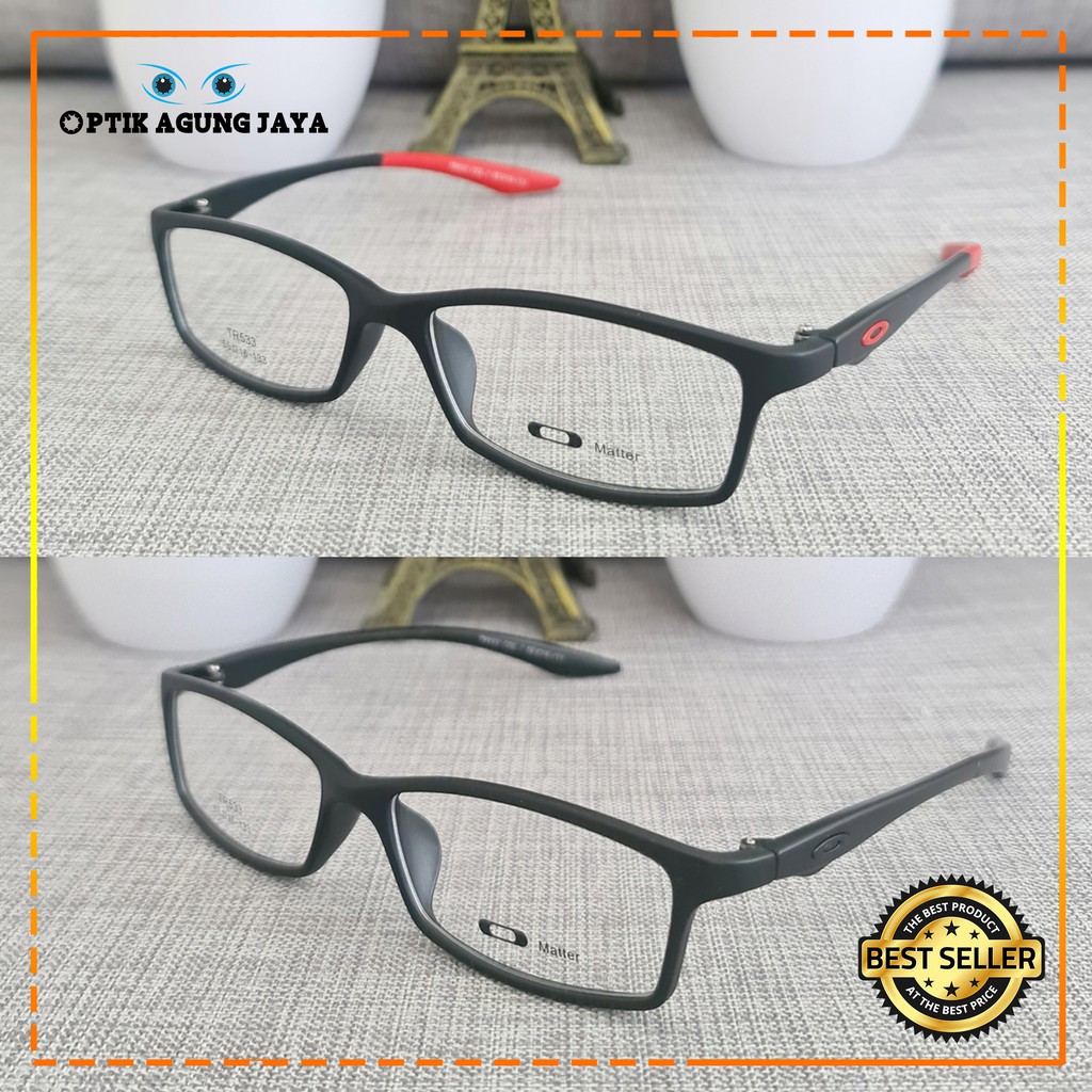 Jual Anti Patah ( GRATIS LENSA ) Frame Kacamata Minus Pria Wanita OYL ...