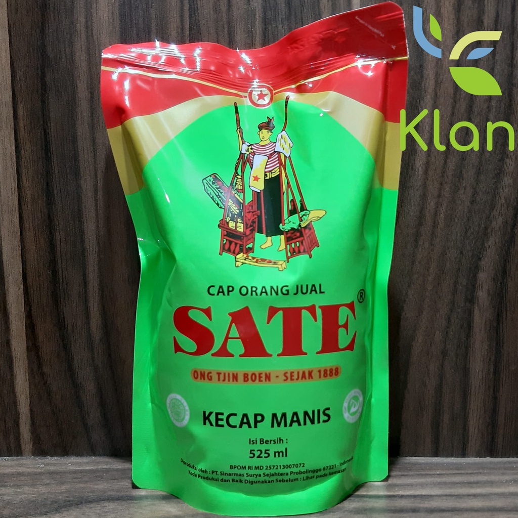 Jual CAP ORANG JUAL SATE KECAP MANIS 525ML | Shopee Indonesia