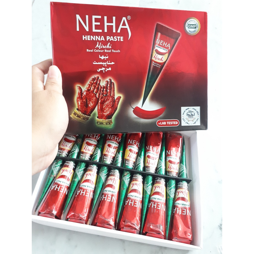Jual TERLARIS!! Pacar Kuku Halal Neha Henna Arab BPOM Harga Satuan ...