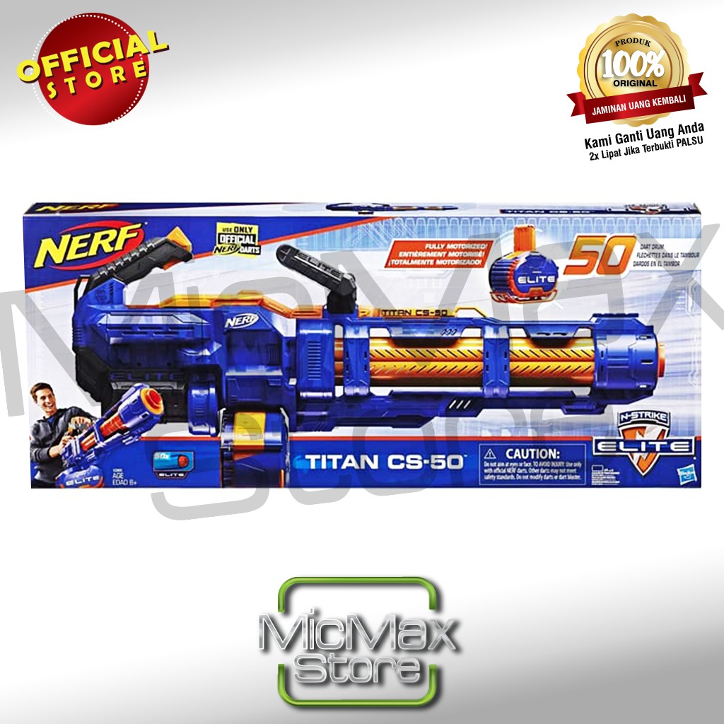 Jual Nerf Nstrike N-Strike Elite Titan CS-50 CS50 | Shopee Indonesia