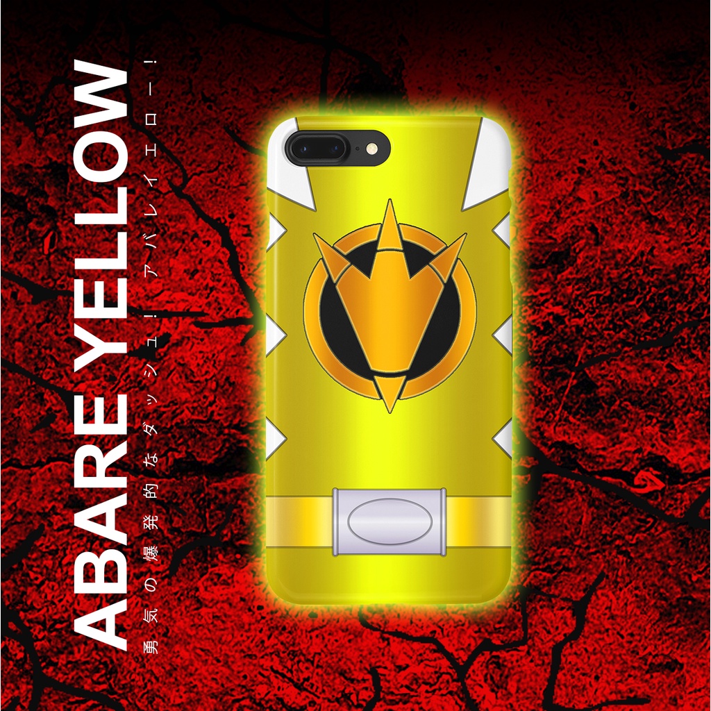Jual Abare Yellow Bakuryuu Sentai Abaranger Tokusatsu Case | Shopee ...
