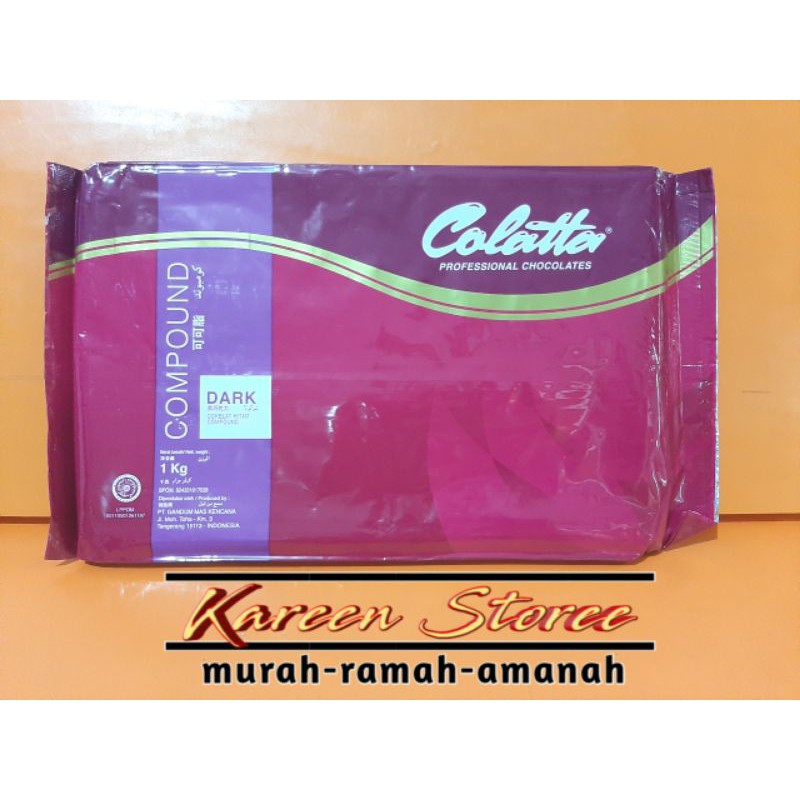 Jual Colatta Dark Compound | Coklat batang merk Colatta 1kg | Shopee ...