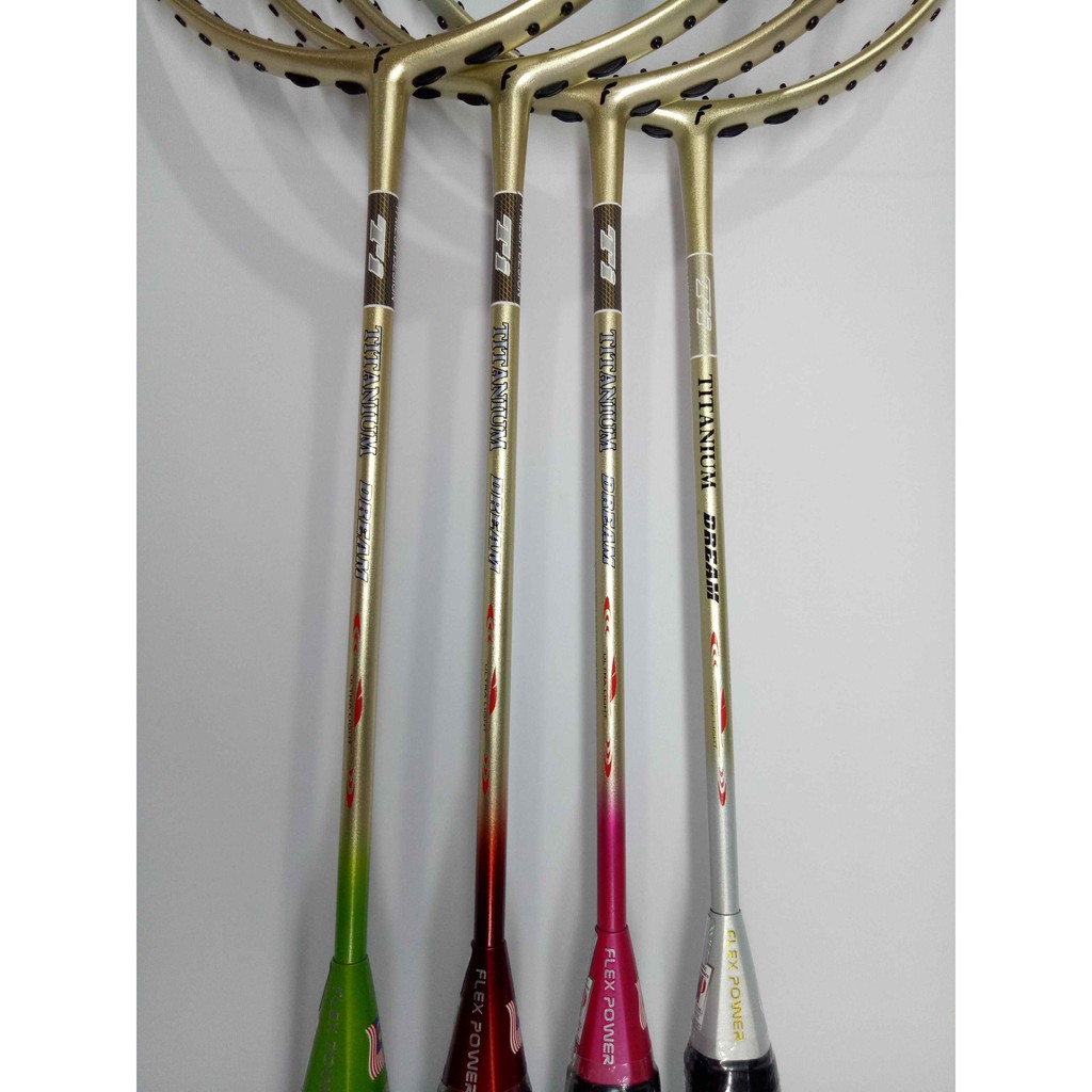 Jual PROMO! Flex Power Titanium Dream Raket Badminton Bulutangkis ...