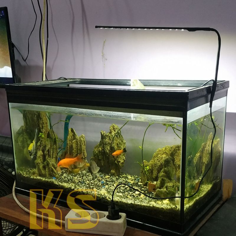 Jual lampu aquarium LED smd lampu aquascape lampu akuarium jepit ...