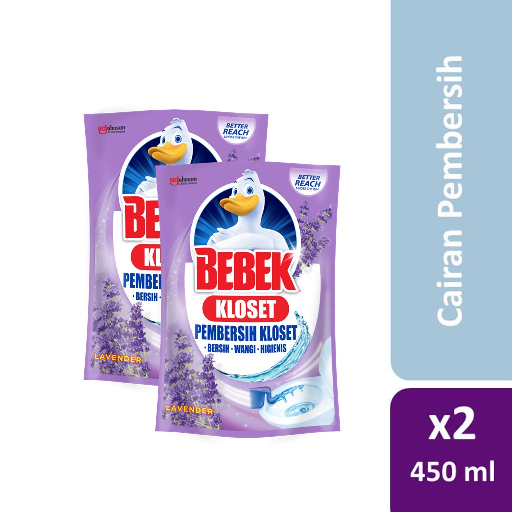 Jual Bebek Kloset Lavender Pouch 450 ml x2 | Shopee Indonesia