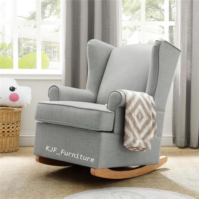 Jual sofa goyang wing chair goyang sofa menyusui | Shopee Indonesia