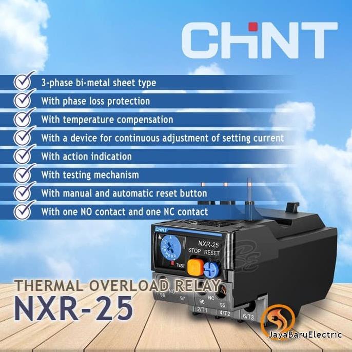 Jual Thermal Overload Relay CHINT NXR-25 NXR25 | Shopee Indonesia
