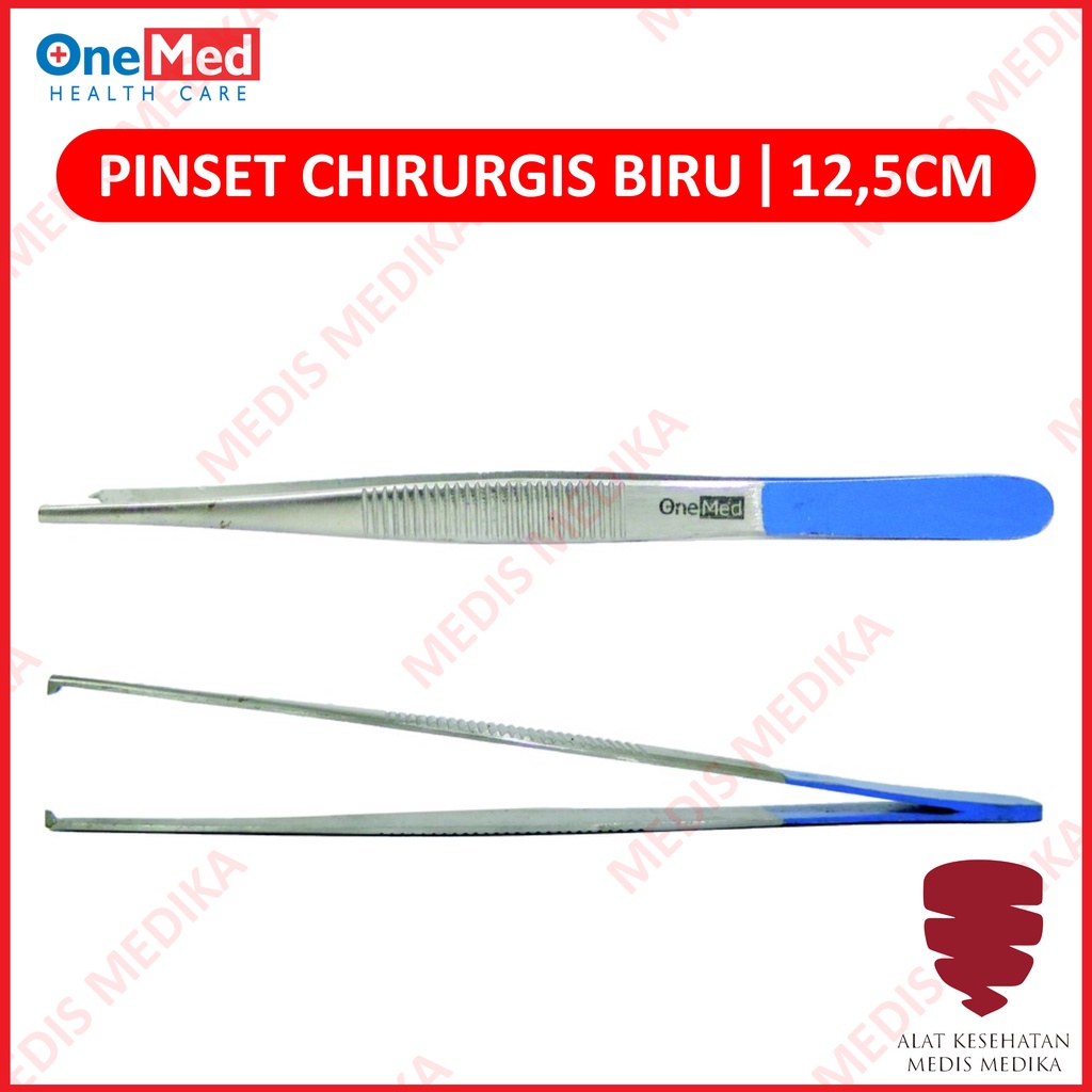 Jual Pinset Chirurgis Biru Hand Tools Onemed 12,5cm 12,5 cm Peralatan ...