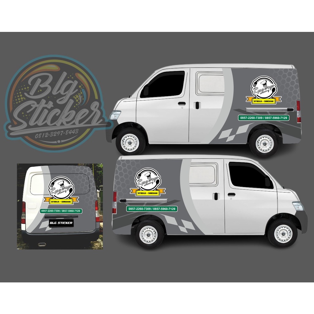 Jual STIKER MOBIL GRANMAX MINIBUS BLINDVAN DECAL PRINT VARIASI CUSTOM ...
