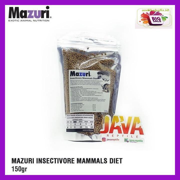 Jual 23Qeq3- Mazuri Insectivore Mammals Diet - Makanan Sugar Glider Sg ...