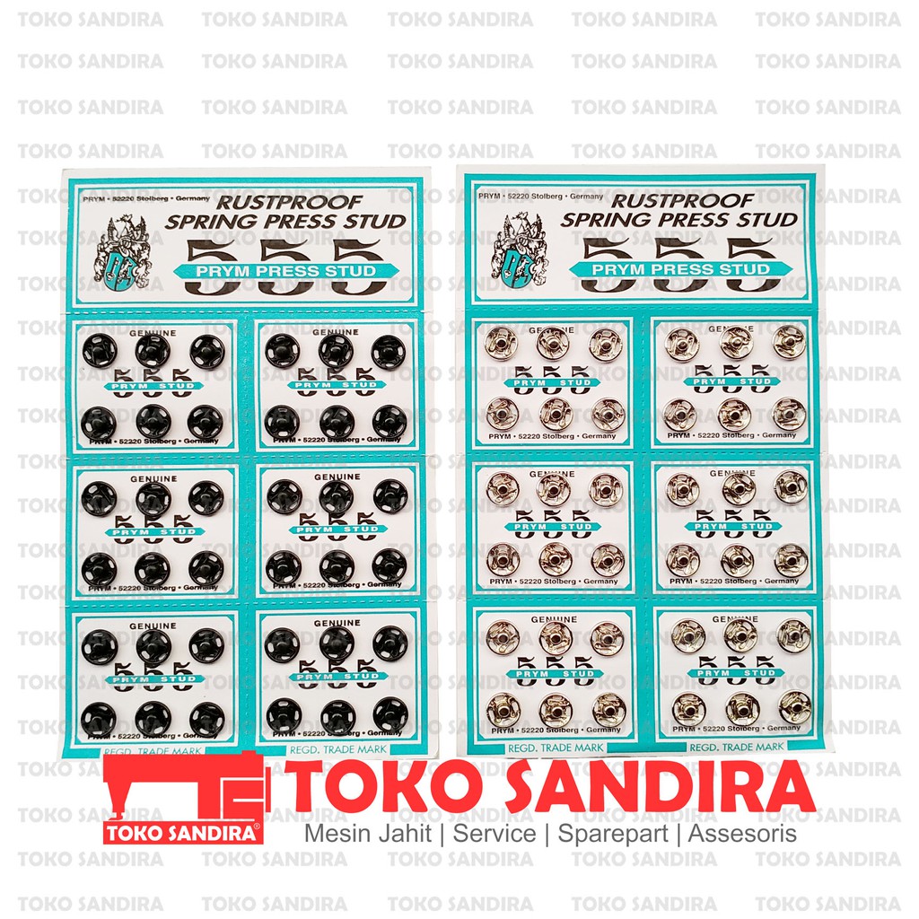 Jual Kancing Jepret 555 Original/kancing cetet/kancing ceplek 1 Lembar ...