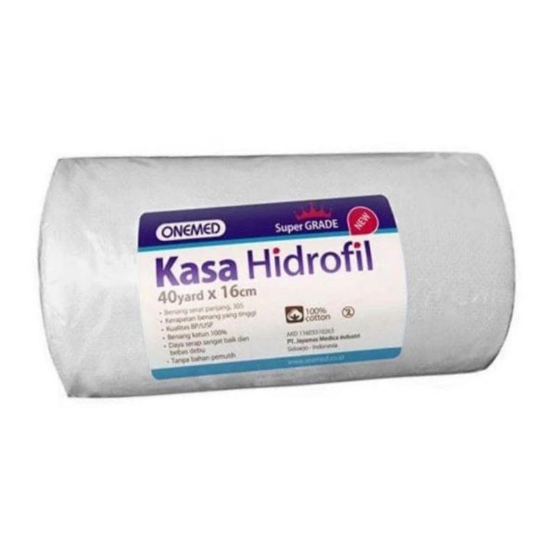 Jual Kasa Hidrofil 40yard x 16cm Super Grade OneMed Roll | Shopee Indonesia