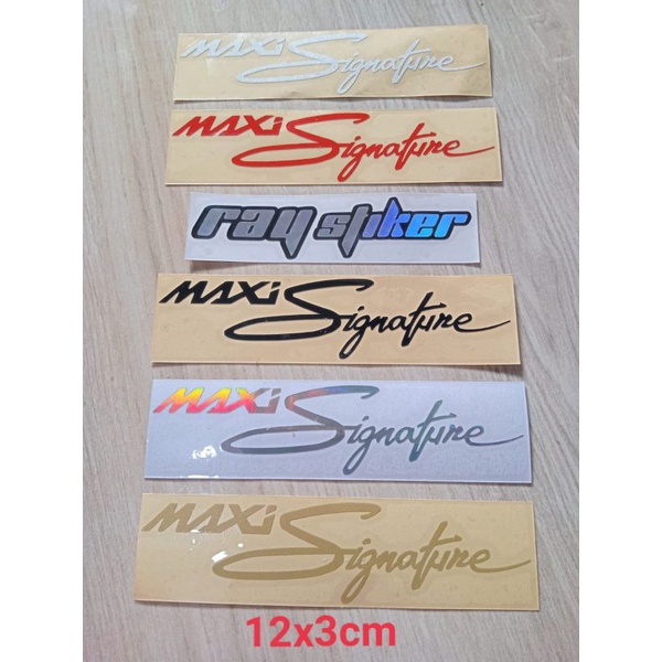 Jual STIKER CUTTING MAXI SIGNATURE | Shopee Indonesia