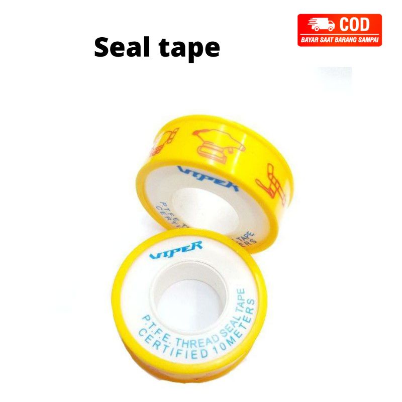 Jual seal tape viper seal tape pipa kran 10 m | Shopee Indonesia