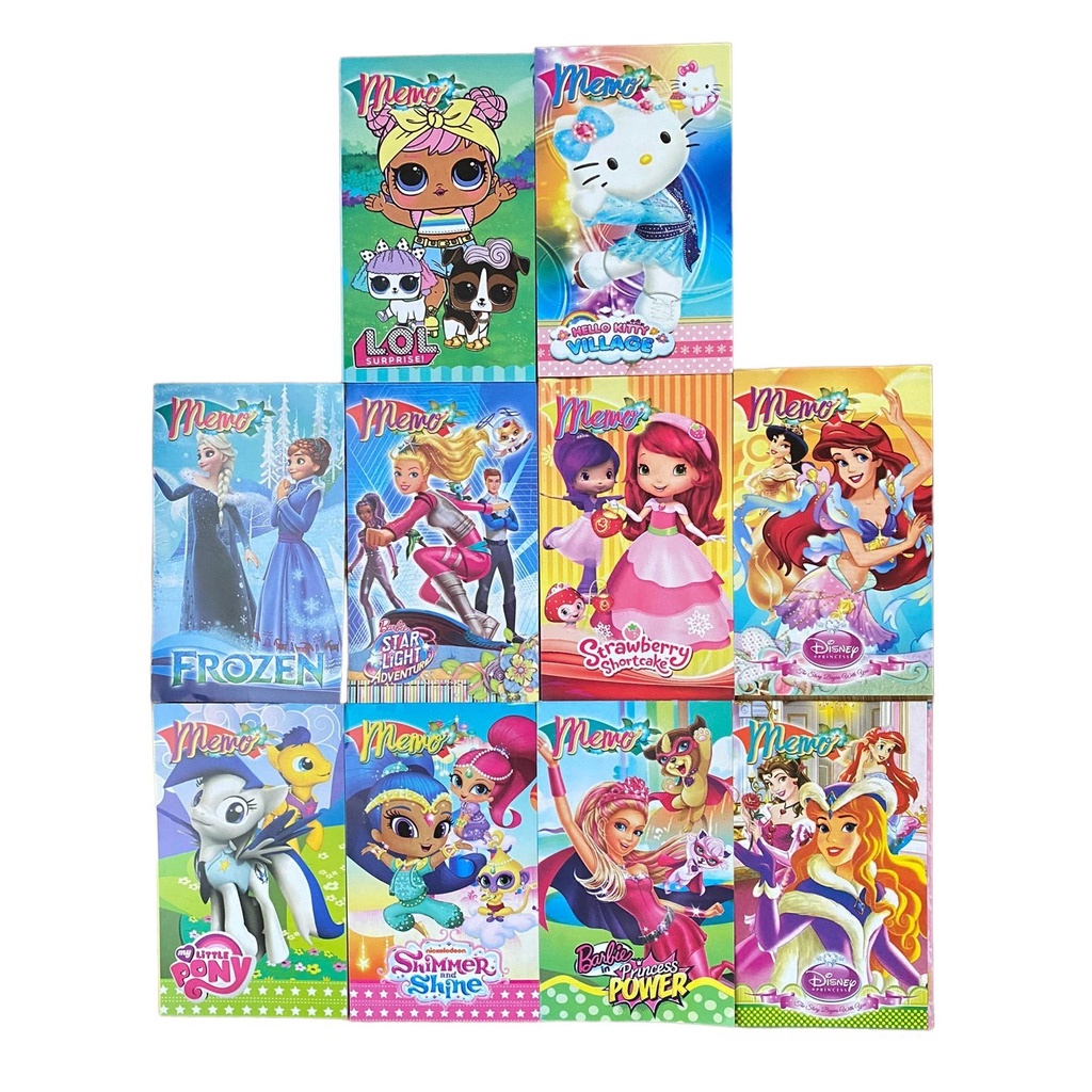 Jual Memo Lem Tanggung dan Panjang Model Karakter Set Mix | Shopee ...
