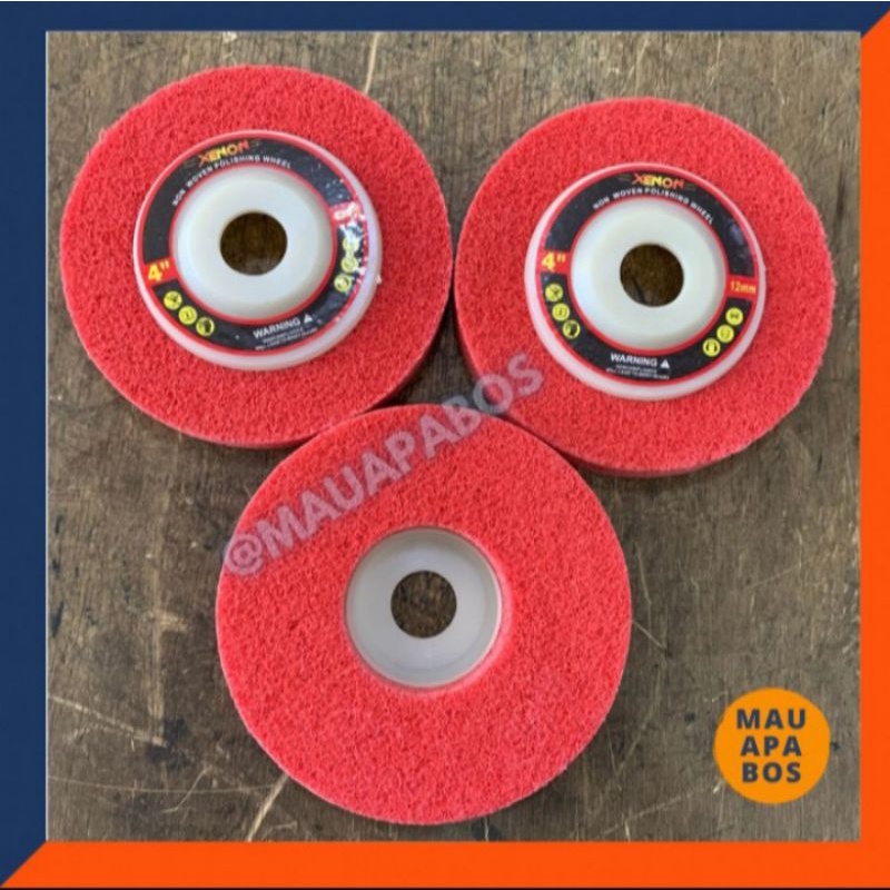 Jual Non Woven Mata Gerinda Poles Besi / stainless | Shopee Indonesia