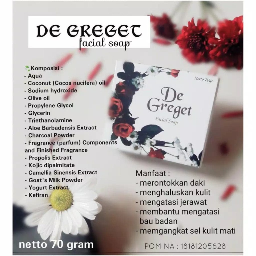 Jual Sabun de greget BPOM / Sabun Perontok Daki / Black Carbon Facial ...