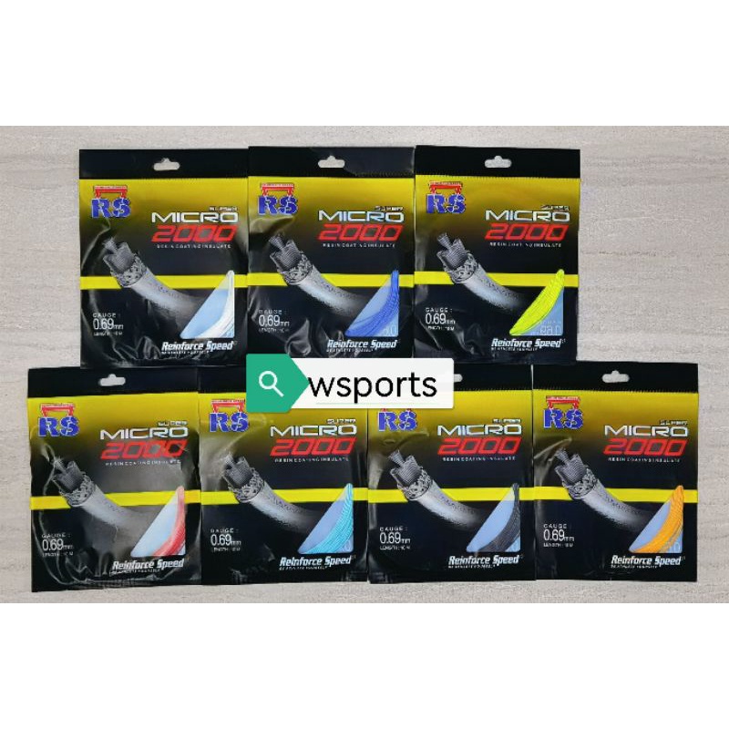 Jual Senar Badminton RS NEW Super Micro 2000 Original | Shopee Indonesia